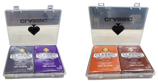 1 Dozen 12 Sets Special Classic Ten 100% Plastic Playing Cards Poker S