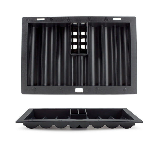 Standard Poker Dealer Tray with Card Slots